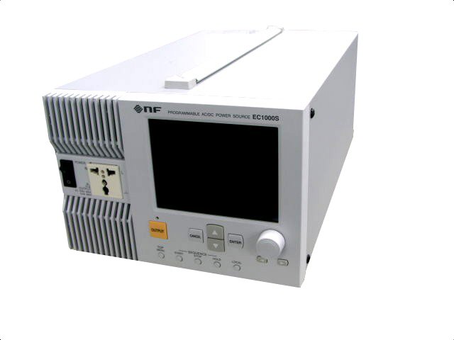 オリックス・レンテック | EC1000S プログラマブルAC電源 エヌエフ回路設計ブロック(NF) - 計測器・測定器・分析機器のレンタル ...
